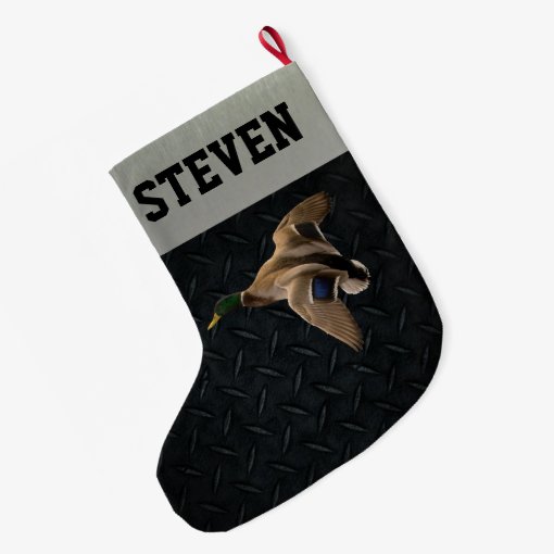 Duck Hunting Mallard Men's Christmas Stocking | Zazzle