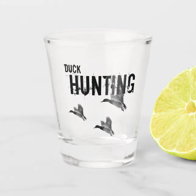 Duck Hunting Mallard Outdoors Sport Hobby Shot Glass | Zazzle