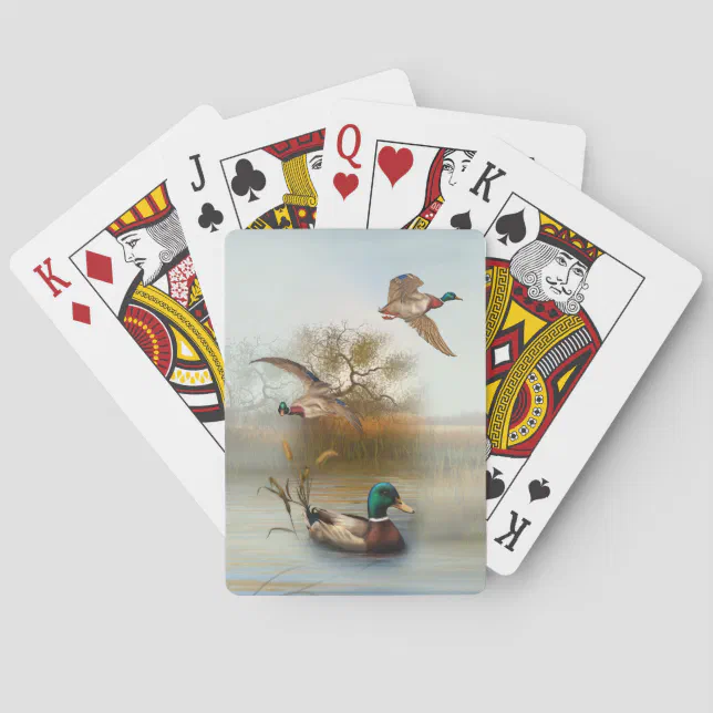 Duck Hunting Playing Cards | Zazzle