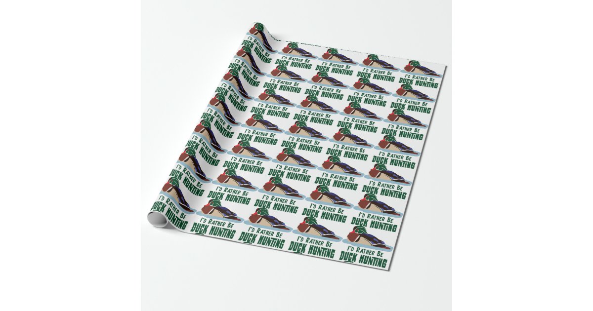 Duck Hunting Wrapping Paper | Zazzle