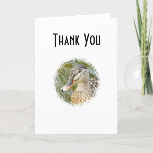 Duck Thank You Cards | Zazzle