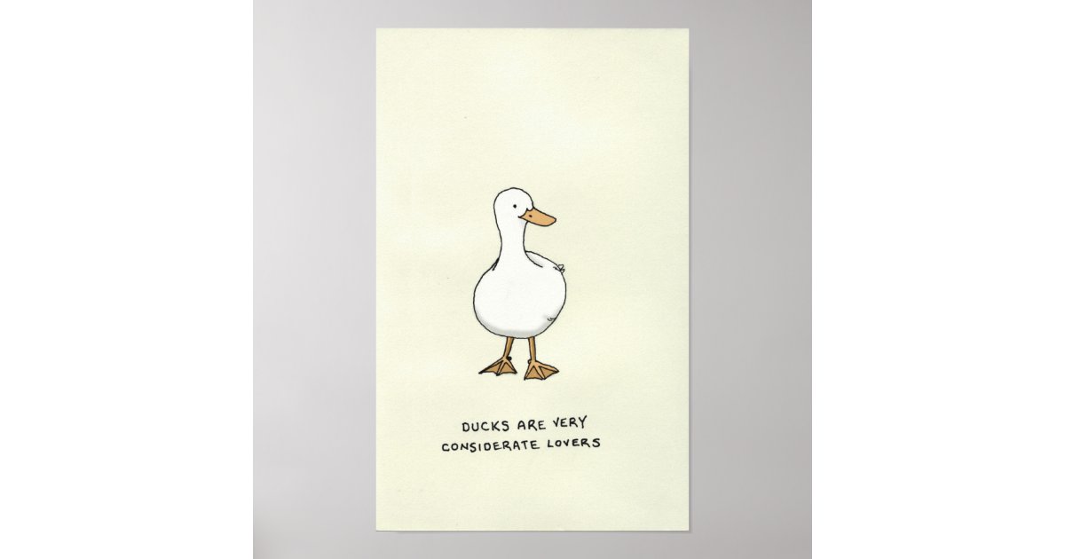 duck trivia poster | Zazzle