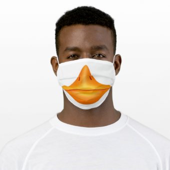 Duckbill facemask adult cloth face mask | Zazzle