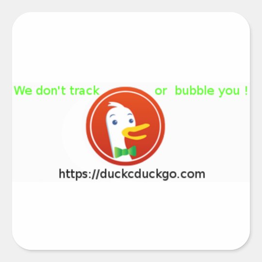 duckduckgo Sticker | Zazzle.com