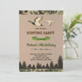 Ducks hunting invitation | Zazzle