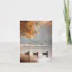 Ducks On Autumn Lake Sympathy Thank You Card | Zazzle