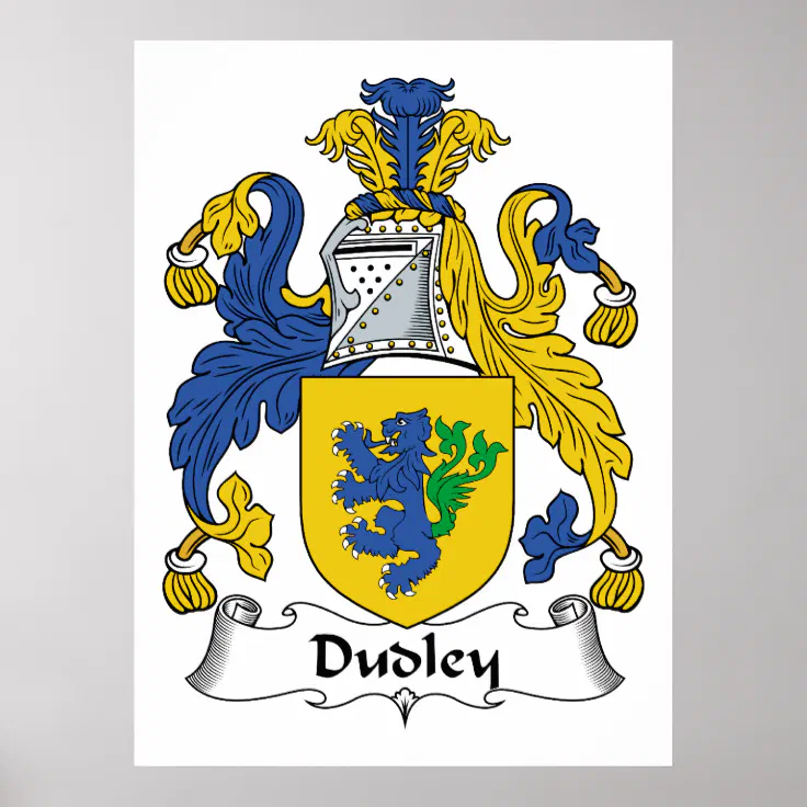 Dudley Family Crest Poster | Zazzle