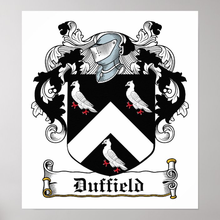 Duffield Family Crest Poster | Zazzle.com