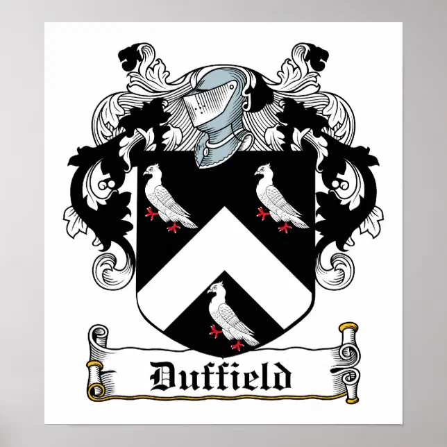 Duffield Family Crest Poster | Zazzle