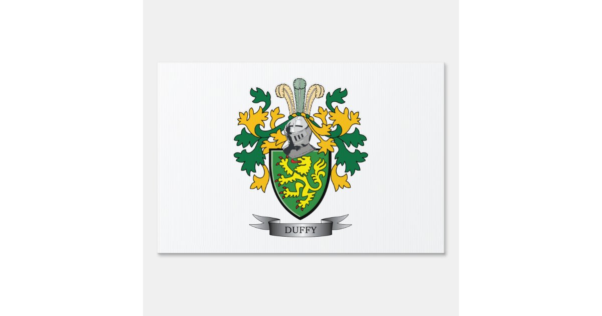Duffy Coat of Arms Sign | Zazzle
