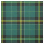 Murtagh Tartan Blue and Gold Irish Plaid Fabric | Zazzle.com