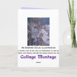 Dulac's Snow Queen Card | Zazzle