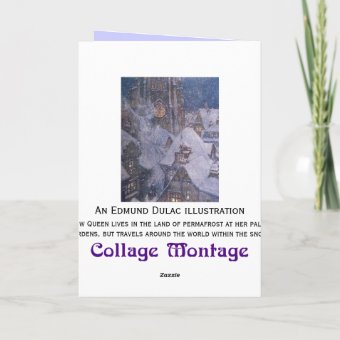 Dulac's Snow Queen Card | Zazzle