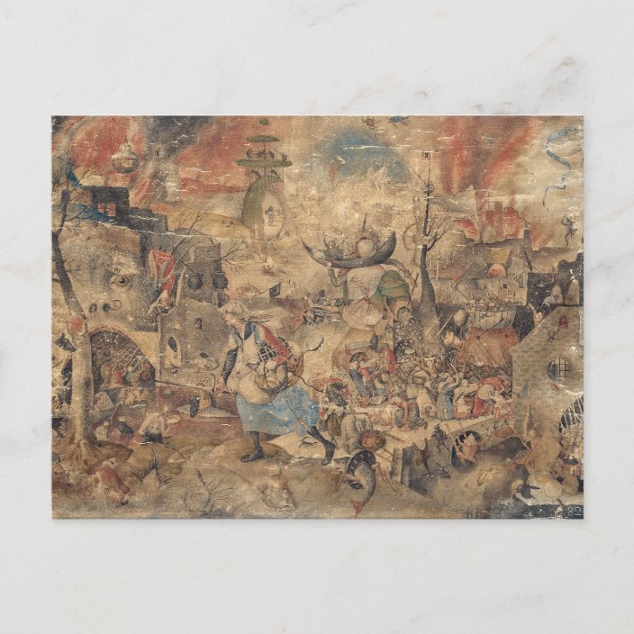 Dulle Griet (Mad Meg) by Pieter Bruegel Postcard | Zazzle.com
