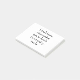 Dumb Post-it Notes | Zazzle