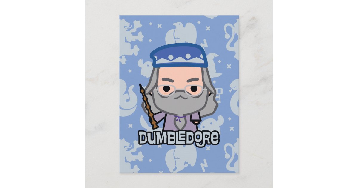 Dumbledore Cartoon Character Art Postcard | Zazzle