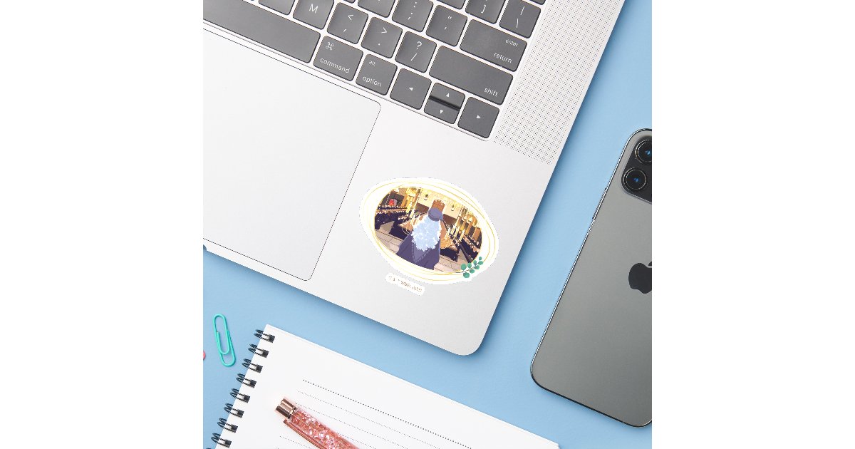 Dumbledore Speaking in the Hogwarts Great Hall Sticker | Zazzle