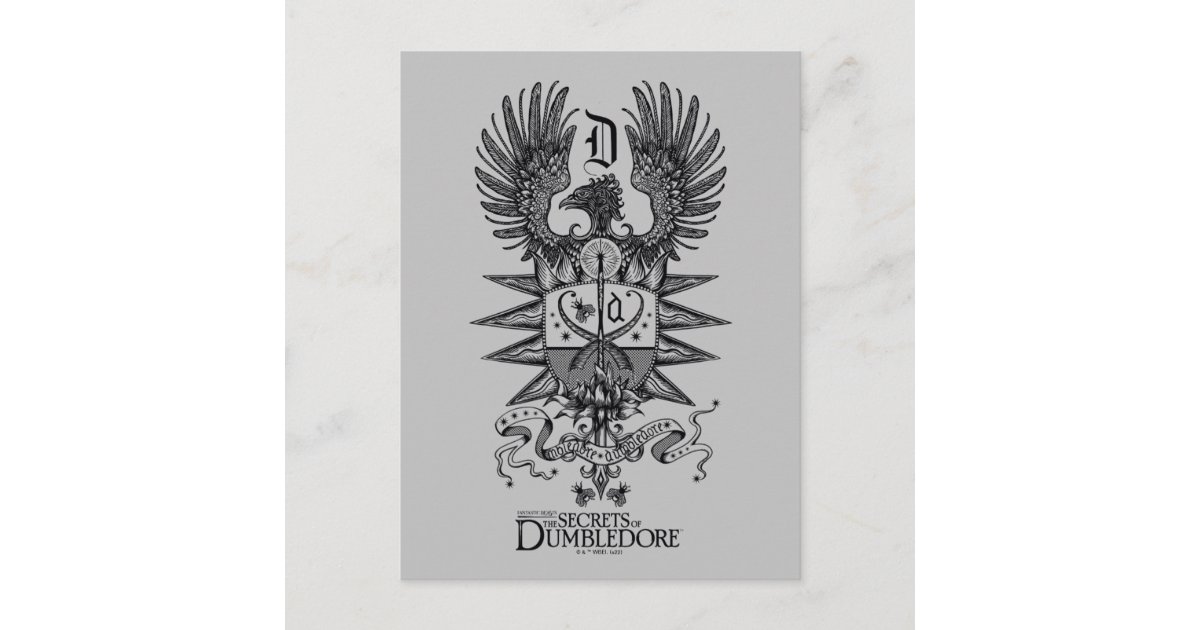 Dumbledore's Crest Postcard | Zazzle