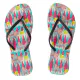 Dumbo Bright Circus Pattern Flip Flops | Zazzle