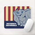 Dumbo | Cartoon Dumbo Holding Up Feather Mouse Pad | Zazzle