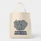 Dumbo | Cartoon Dumbo Holding Up Feather Tote Bag | Zazzle