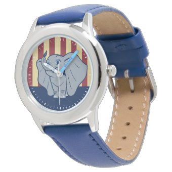 Dumbo | Cartoon Dumbo Holding Up Feather Watch | Zazzle