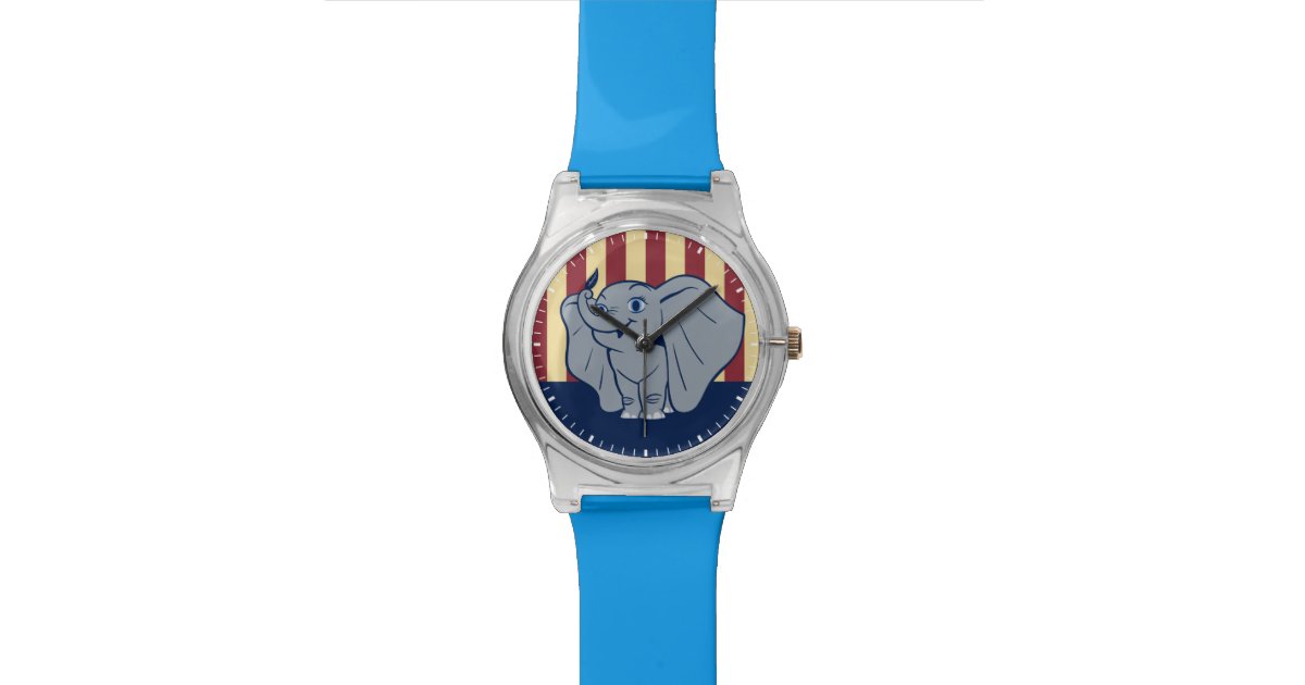 Dumbo | Cartoon Dumbo Holding Up Feather Watch | Zazzle