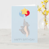 Dumbo & Colorful Balloons | Happy Birthday Card | Zazzle