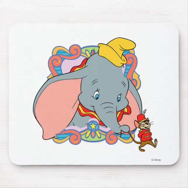 Dumbo Dumbo and Timot walking Mouse Pad | Zazzle