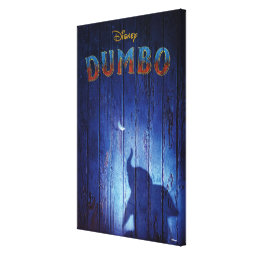 Dumbo | Dumbo Shadow With Feather Theatrical Art Canvas Print | Zazzle