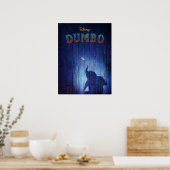 Dumbo | Dumbo Shadow With Feather Theatrical Art Poster | Zazzle
