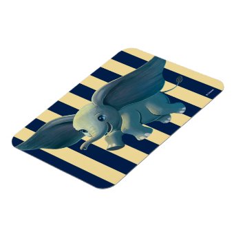 Dumbo | Flying Dumbo Painted Art Magnet | Zazzle