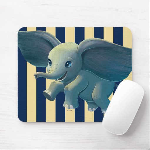 Dumbo | Flying Dumbo Painted Art Mouse Pad | Zazzle