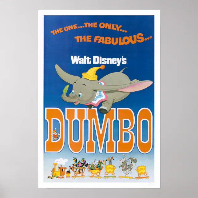 Dumbo Flying Poster | Zazzle
