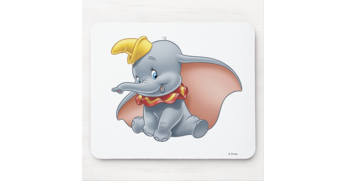 Dumbo Sitting Mouse Pad | Zazzle