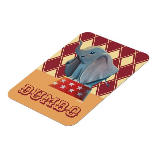 Dumbo | Smiling Atop Circus Podium Magnet | Zazzle