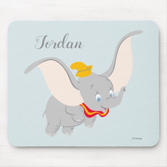 Dumbo Soaring Through the Sky Mouse Pad | Zazzle.com