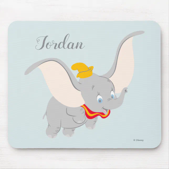 Dumbo Soaring Through the Sky Mouse Pad | Zazzle