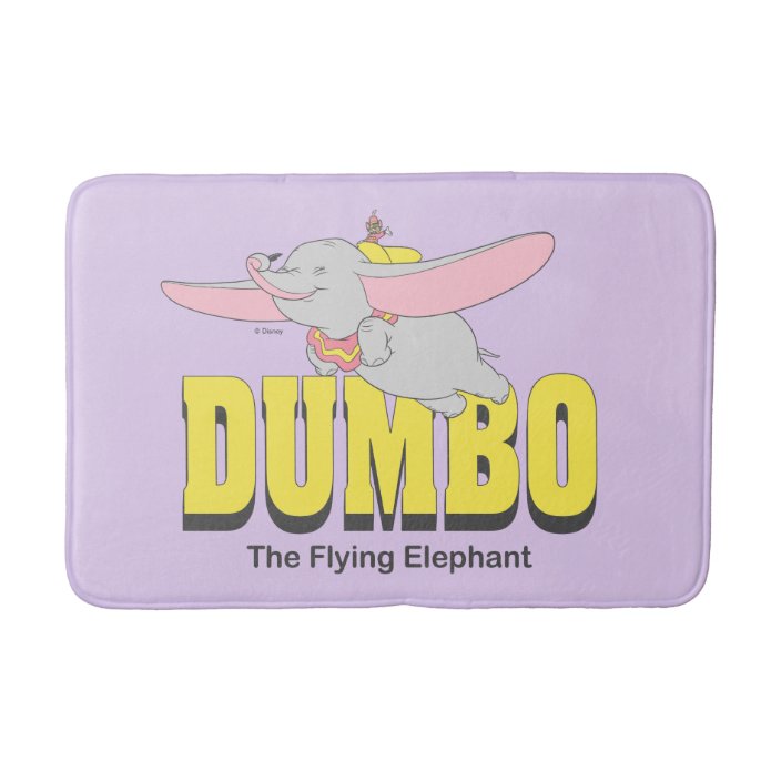 Dumbo the Flying Elephant Bath Mat | Zazzle.com