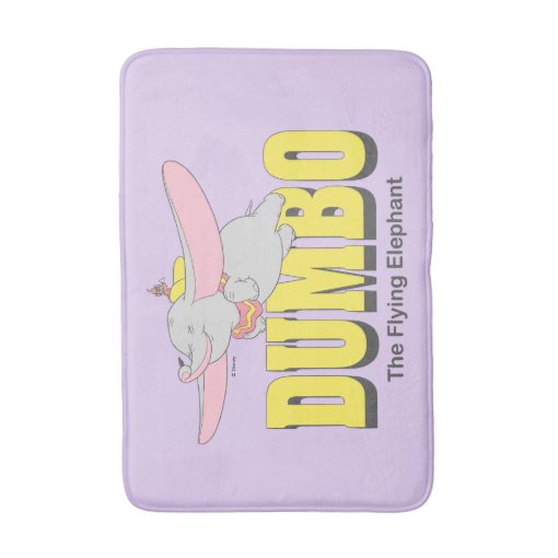 Dumbo the Flying Elephant Bath Mat | Zazzle