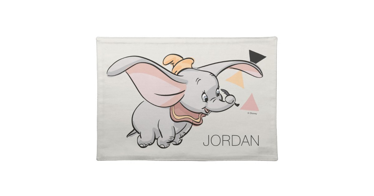 Dumbo Tribal Design Cloth Placemat | Zazzle