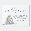 Dumbo | Welcome Birthday Sign | Zazzle