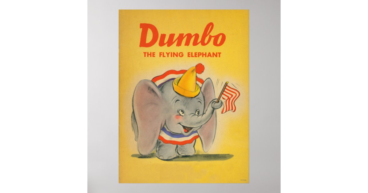 Dumbo Yellow Poster | Zazzle