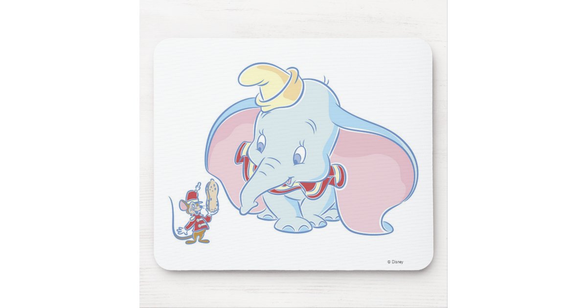 Dumbo's Dumbo and Timothy Mouse Pad | Zazzle