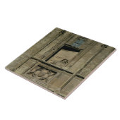 Dummy window in the entrance facade with a figure tile | Zazzle