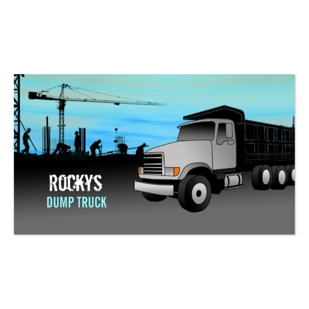 Dump Truck Business Cards