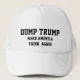 DUMP TRUMP MAKE AMERICA THINK AGAIN TRUCKER HAT | Zazzle