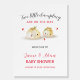 Dumpling Mushroom Twin Baby Shower Welcome Sign | Zazzle