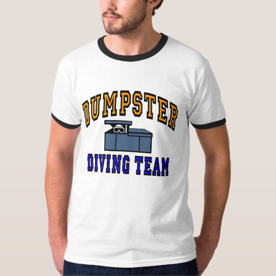 Dumpster Diving Team Logo T-Shirt | Zazzle.com