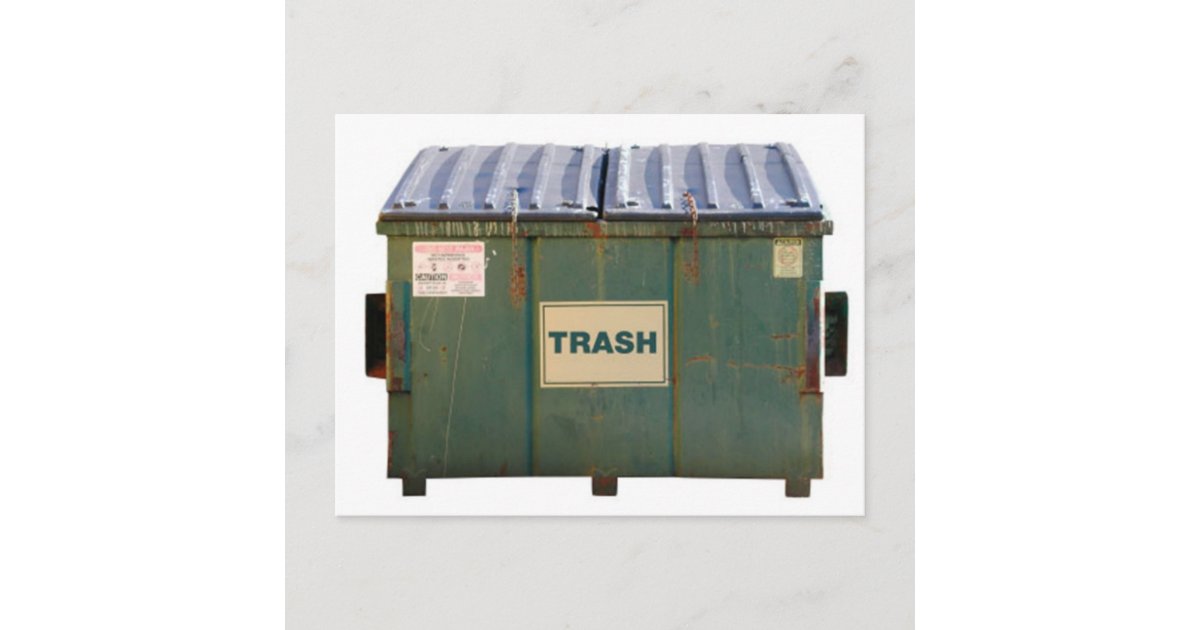 Dumpster Postcard | Zazzle